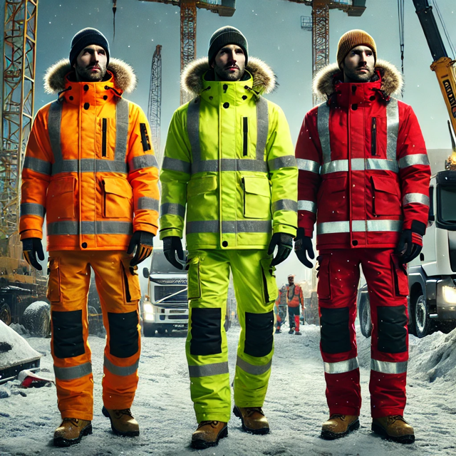 Complete Winter Workwear Set by Procera for Construction Crews ...